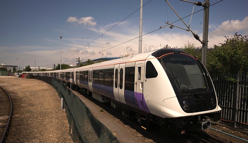 Class 345 on test at Derby